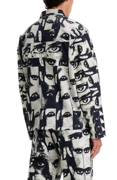 Levi'S X Roemello Ugale Skater Art Print Garage Jacket In Roemello